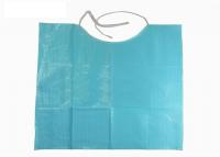 China 2 Ply Recyclable Disposable Plastic Aprons , Disposable Plastic Bibs Stable PE Film for sale