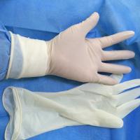 China Commercial Extra Long Medical Disposable Sterile Gloves Powdered / Powder free for sale