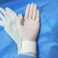 China Medical Sterile Latex Surgical Gloves Powder Free AQL 1.5 With EO Sterilization for sale