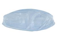 China Lightweight Disposable Plastic Sleeve Protectors Smooth Surface White Color for sale