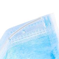 China Breathable Disposable Blue Earloop Face Mask 3-Layer Filtration Reduce Infections for sale