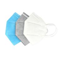 China 3D Respirator Protection Mouth Mask FFP2 Dustproof Face Mask Vertical Fold Flat for sale