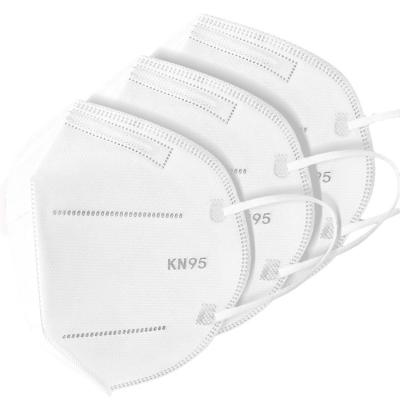 China Dust Proof Foldable FFP2 Mask Non Woven Disposable Face Mask With Elastic Earloop for sale