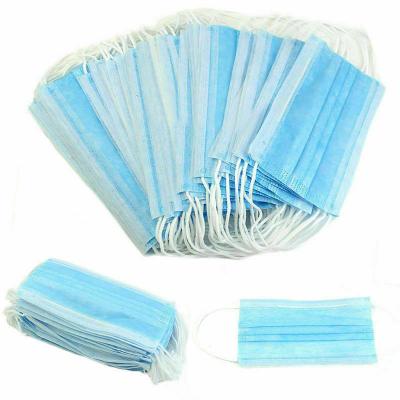 China 3 Ply Disposable Face Mask High Filtration Capacity Dust Protection Mask for sale
