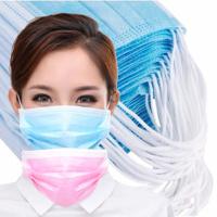 China Public Places Disposable Breathing Mask , 3 Ply Non Woven Face Mask for sale