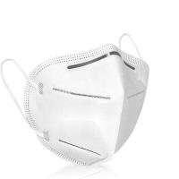 China Vertical Fold Flat Foldable FFP2 Mask customized   Medical Disposable Face Mask for sale