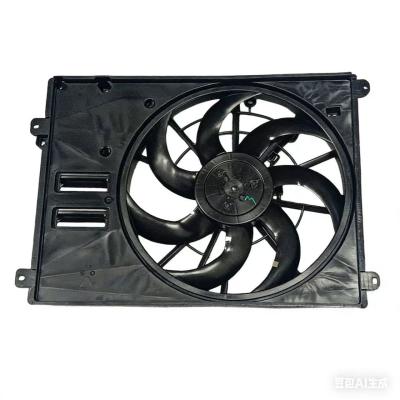 China BYD Qin EV E5 Electronic Fan Assembly OEM Specifications Radiator Cooling Fan with High-Strength PA66-GF30 Fan Blades and Dynamic Balancing Tested for sale