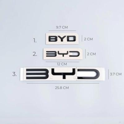 China BYD Qin PLUS Rear Letter Emblem Badge - Premium Automotive Accessory for OEM Replacement with Easy Installation for sale