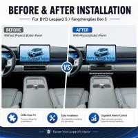 China BYD Formula Leopard 5 Physical Button Center Console Assembly (Crystal Button Control Panel) for sale