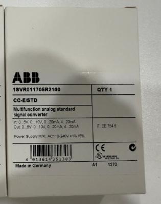 China 1SVR011705R2100 ABB CC-E/STD Signal Converter Univers V/I / V/I 110-240VAC Module for sale