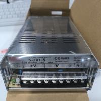 China S-201-5 MEAN WELL Flat Type Switching Power Supply 5V 40A 200W Single Output for sale