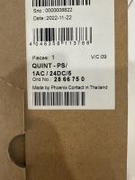 China QUINT-PS/1AC/24DC/5 2866750 Phoenix Contact DIN Rail Power Supply 1 Phase Input for sale