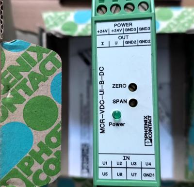 China MCR-VDC-UI-B-DC 2811118 Phoenix Contact Voltage Measuring Transducers DIN Rail Mounted High Precision for sale