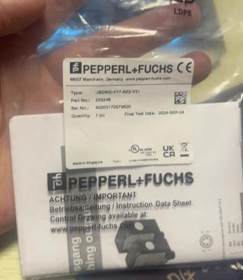 China UBE800-F77-SE2-V31 233248 20-30VDC  Parts Miniature Through Beam Ultrasonic Barrier for sale