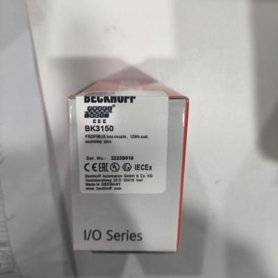 China BK3150 Beckhoff PROFIBUS DP Compact Bus Coupler 12Mb Aud 24VDC D-sub 9-pin Connector 64 for sale
