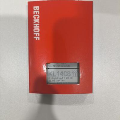 China KL1408 Beckhoff 8-channel Digital Input Terminal 24VDC 3.0 Ms 5 MA 500 Vrms for sale