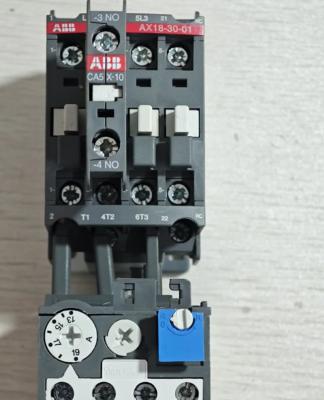 China AX18-30-01-80 ABB Ac contactor Compact AC control solution Small and medium sized motors load control for sale
