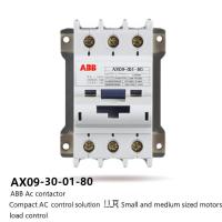China AX09-30-01-80 ABB Ac contactor Compact AC control solution Small and medium sized motors load control for sale