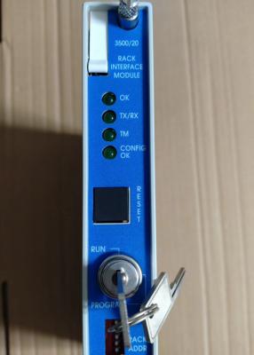 China 3500/20 125744-02 Bently Nevada 3500/20 Rack Interface Module Genuine OEM 3500 Monitoring System for sale