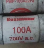 China FWP-100A22FA Bussmann 100A Fast Acting Class RK1 Fuse 600V AC/DC industrial circuits for sale