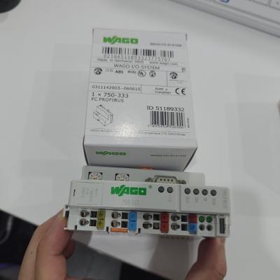 China 750-333 WAGO PROFIBUS DP Bus Coupler I/O SYSTEM 750 Bus Coupler Module for PROFIBUS Network Connection for sale
