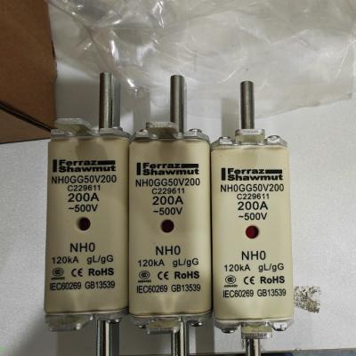 China NH0GG50V200 Ferraz Shawmut NH Series Fuse – 500VAC 200A gG Type Industrial Protection Fus for sale