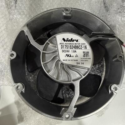 China D1751S24B6CZ-16 Nidec 24V DC Axial Cooling Fan – 1.8A 43.2W High Performance Industrial Fan 3AUA0000019968 for sale