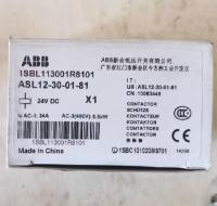 China ASL12-30-01-81 ABB AC Contactor 12A ASL Series Electromagnetic Contactor 24V DC Coil Industrial Motor Control Systems for sale