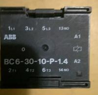 China BC6-30-10-P-1.4 ABB AC Contactor 6A BC Series Electromagnetic Contactor 110V AC Coil Industrial Motor Control for sale