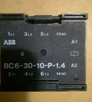 China BC6-30-10-P-1.4 ABB 3-Pole Mini Contactor 6A 24V DC Compact Switching for sale