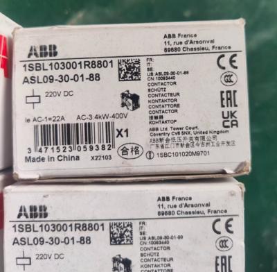 China ASL09-30-01-88 ABB Original ABB ASL Series Contactor 9A 3-Pole 1NO 110V AC for sale