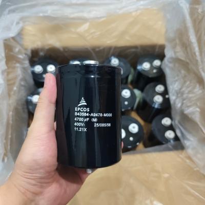 China B43584-A9478-M000 EPCOS 4700µF 400V Snap-In Aluminum Electrolytic Capacitor Original for sale