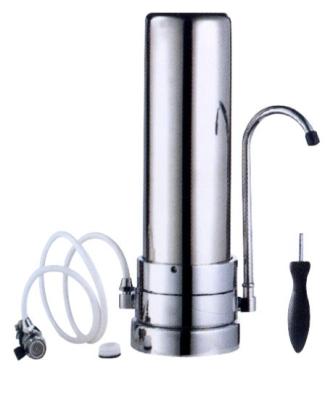 China KK-SA1 Stainless Steel Gravity Water Filter with 10-inch Cartridge, 99.99% Bacteria Removal, 5-38°C Temperature Range for sale
