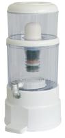 China GL-06 22L Square Residential Mineral Water Purifier Pot with Removable Reusable Filter and Cup Holder for sale