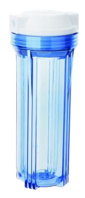 China 10 Inch Clean PP Water Filter Cartridge Housing with 1/4