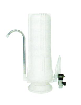 China 10 Inch Clear Single Filtration Cartridge Whole House Water Filter 6000L Capacity 8-125 PSI for sale