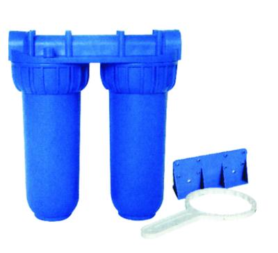 China 10 Inch Blue Water Filter Housing with 1/4