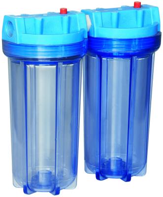 China 10 Inch High Pressure Water Filter Housing 125PSI Max Working Pressure for Potable Water Purification for sale