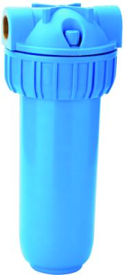 China Food Grade 10 Inch Water Filter Housing with 1/4 Inch Brass Thread Fitting for Home Water Purifier for sale