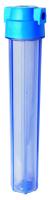 China Double Ring Air Release Activated Carbon Water Filter Housing 20 Inch AS Material for sale