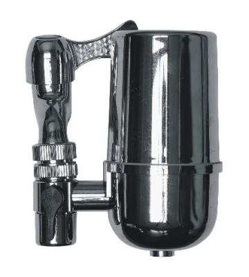 China Activated Carbon Kitchen Tap Water Filter with 0.2-0.5 Micron Ceramic Filtration and Universal Faucet Adapter for sale
