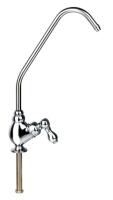 China Chrome Finished RO Water Dispenser Faucet Single Handle Brass Construction 3-Year Warranty for sale
