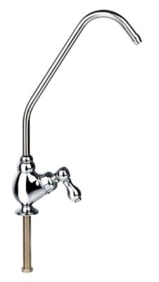 China Chrome Finished RO Water Dispenser Faucet Single Handle Brass Construction 3-Year Warranty for sale