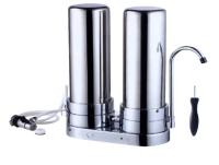 China KK-SA2 Stainless Steel 2-Stage Water Filter Housing 10inch with 10000L Capacity and 5L/Minute Flow Rate for sale