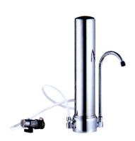 China 10 Inch Stainless Steel Water Filter Housing 10000L Capacity 5L/Min Flow Rate for Kitchen Use for sale
