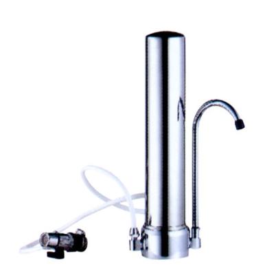 China 10 Inch Stainless Steel Water Filter Housing 10000L Capacity 5L/Min Flow Rate for Kitchen Use for sale
