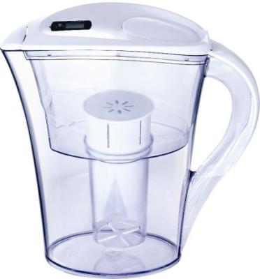 China Alkaline Water Filter Pitcher 2.5L/3.5L Capacity with 4-Stage Filtration and pH 8.5-9.4 Range for sale