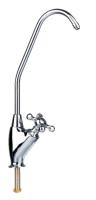 China Znic Chrome Gooseneck Kitchen Faucet for RO System - Brass Body with 3-Year Warranty and Single Handle Design for sale