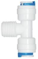 China White Plastic Quick Connect Water Fittings 1/4