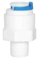 China 20mm Thread 3/4 Quick Connect Plumbing Fittings for RO Water Filter Systems - 1/4